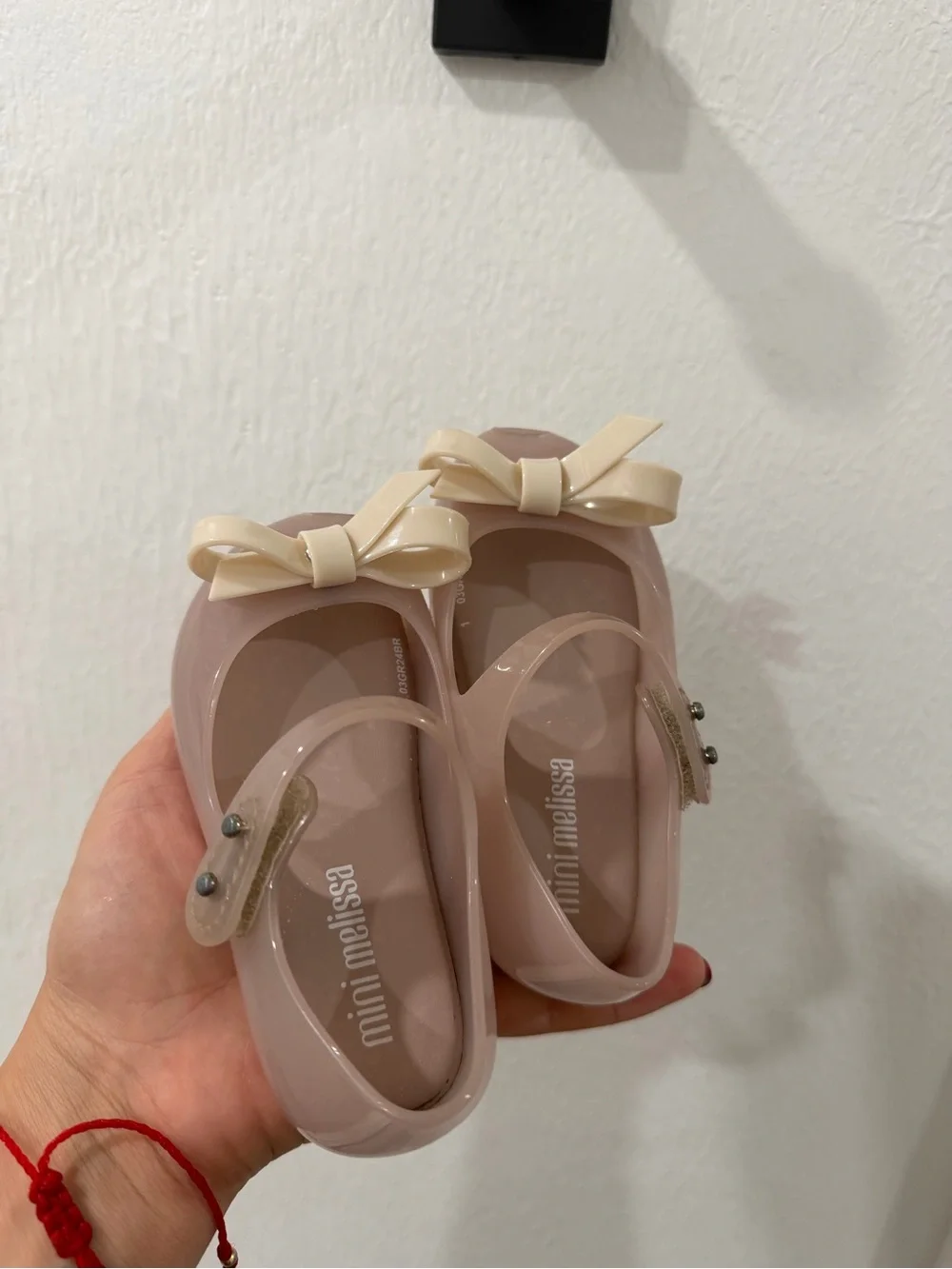 Mini Melissa | Shoes | Mini Melissa Pale Pink Jelly Mary Janes With ...